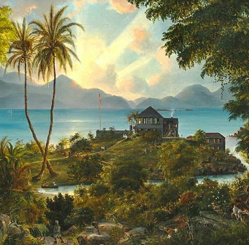 New Fritz Melbye Painting of Cruz Bay Battery Surfaces – VI Source Network